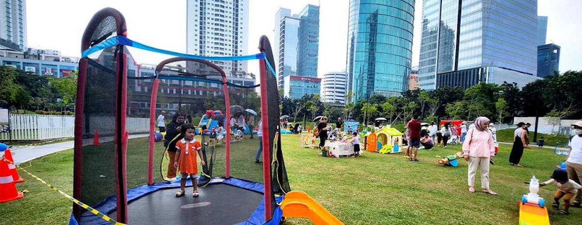 Seru-Seruan Main Sama Anak di Pop Up Playground Buumi Roadshow - Ibupedia